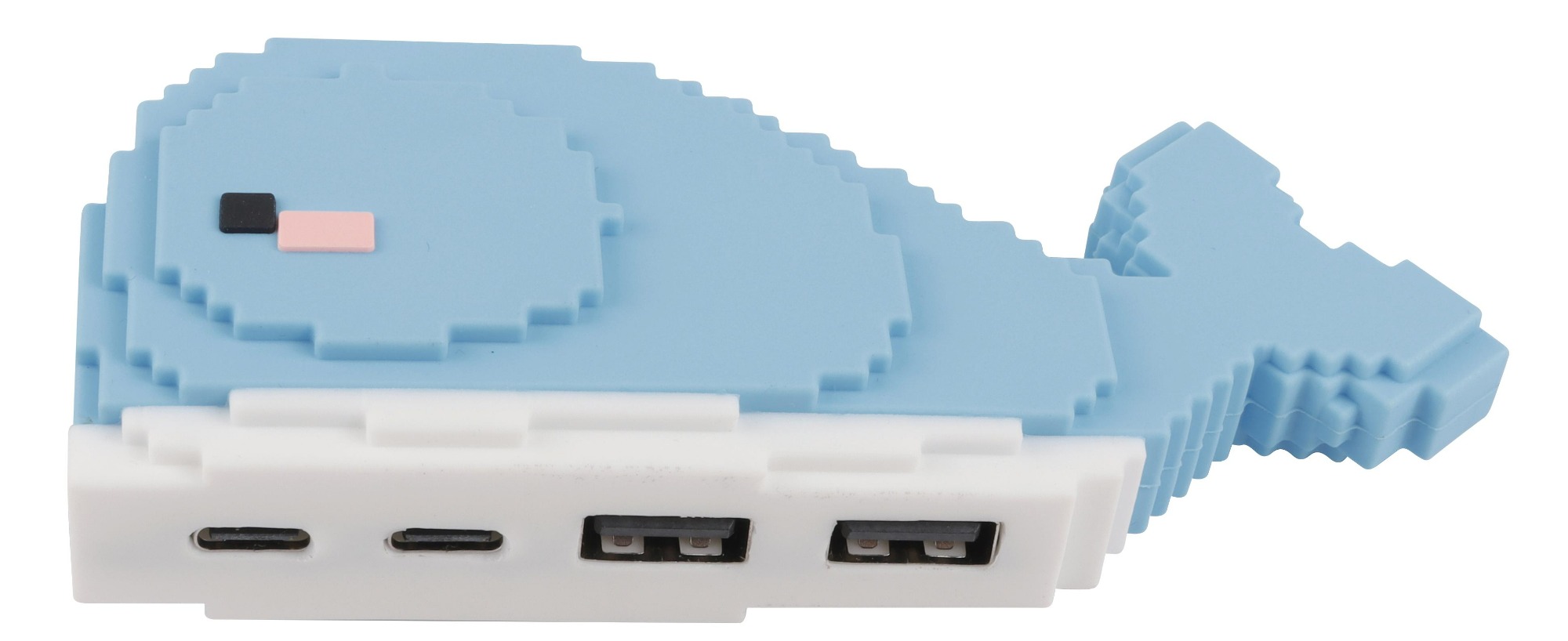 Pixel Whale USB HUB USB C HUB,Fun USB HUB